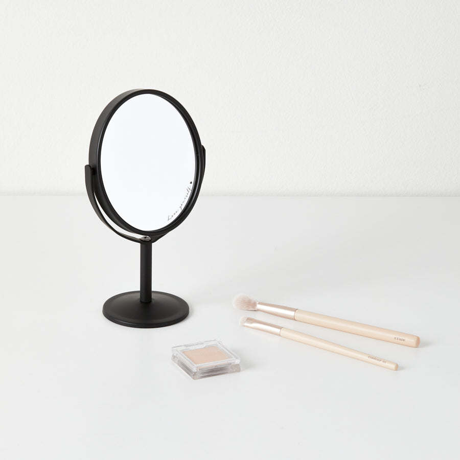 Matte Black Oval Desk Mirror (XS) – Amuse Ground