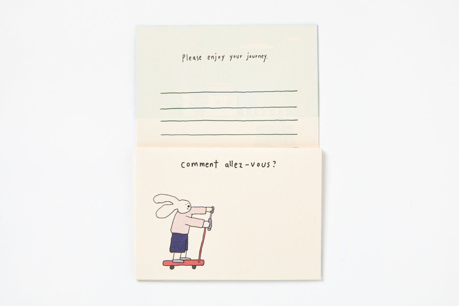 Letter Paper Set Kick Board Rabbit – Amuse Ground