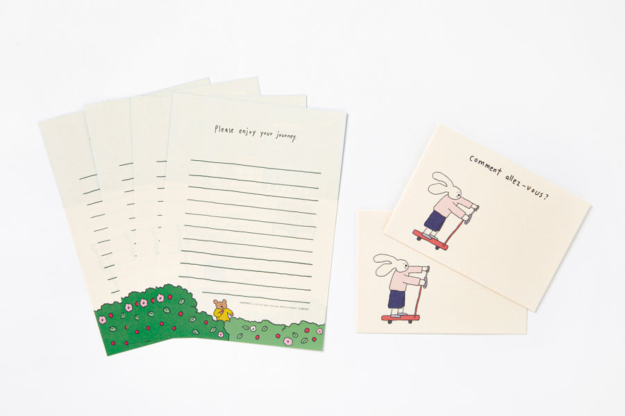 Letter Paper Set Kick Board Rabbit – Amuse Ground