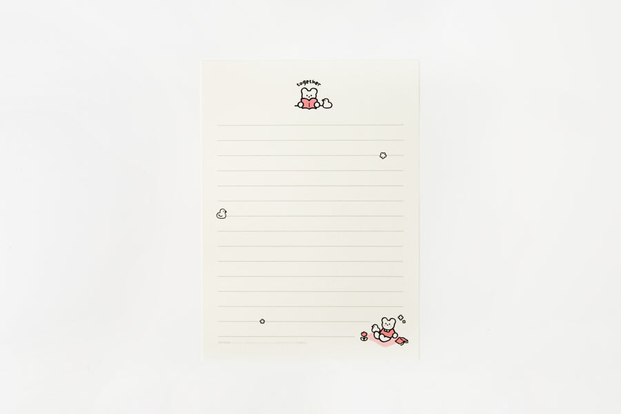 Letter Set Bear Pink – Amuse Ground