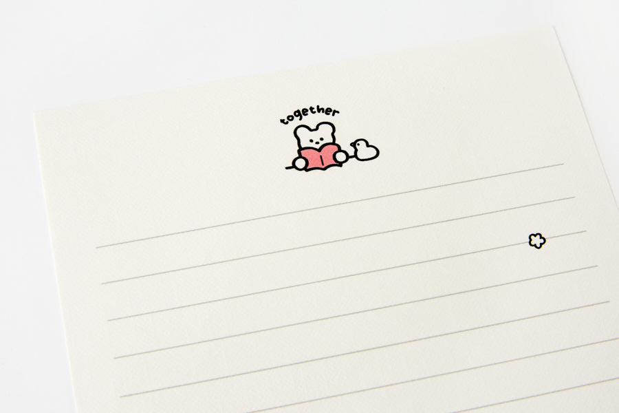 Letter Set Bear Pink – Amuse Ground