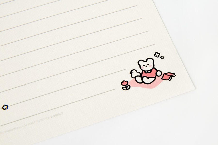 Letter Set Bear Pink – Amuse Ground