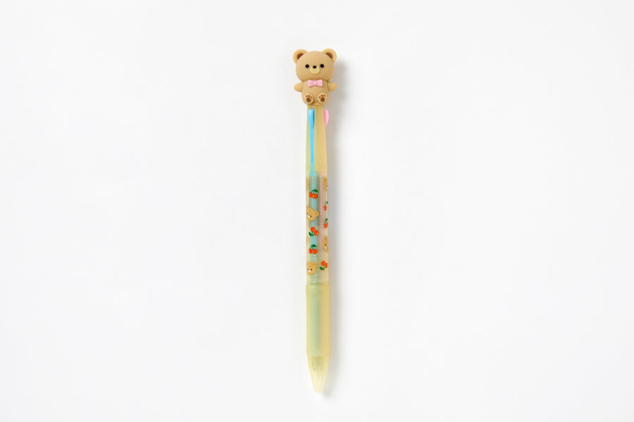 3-Color Pen Bear Beige – Amuse Ground