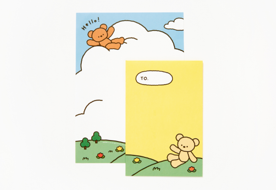 Letter Cloud Bear – Amuse Ground