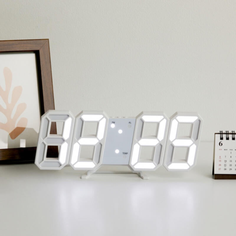 LED Digital Italic Clock (Medium) – Amuse Ground