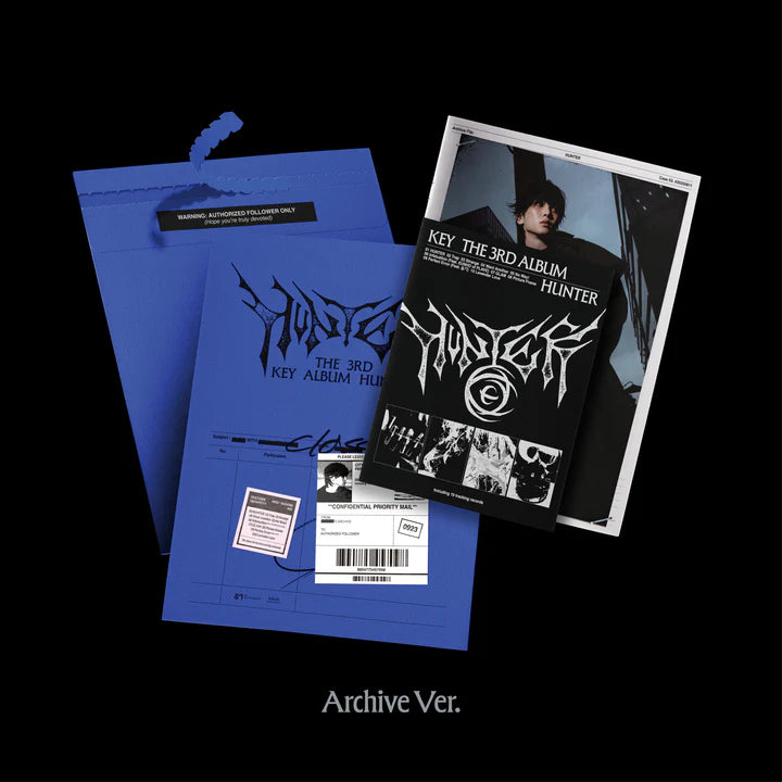 SHINee KEY 3rd Album "HUNTER" (Archive Ver.) – Amuse Ground