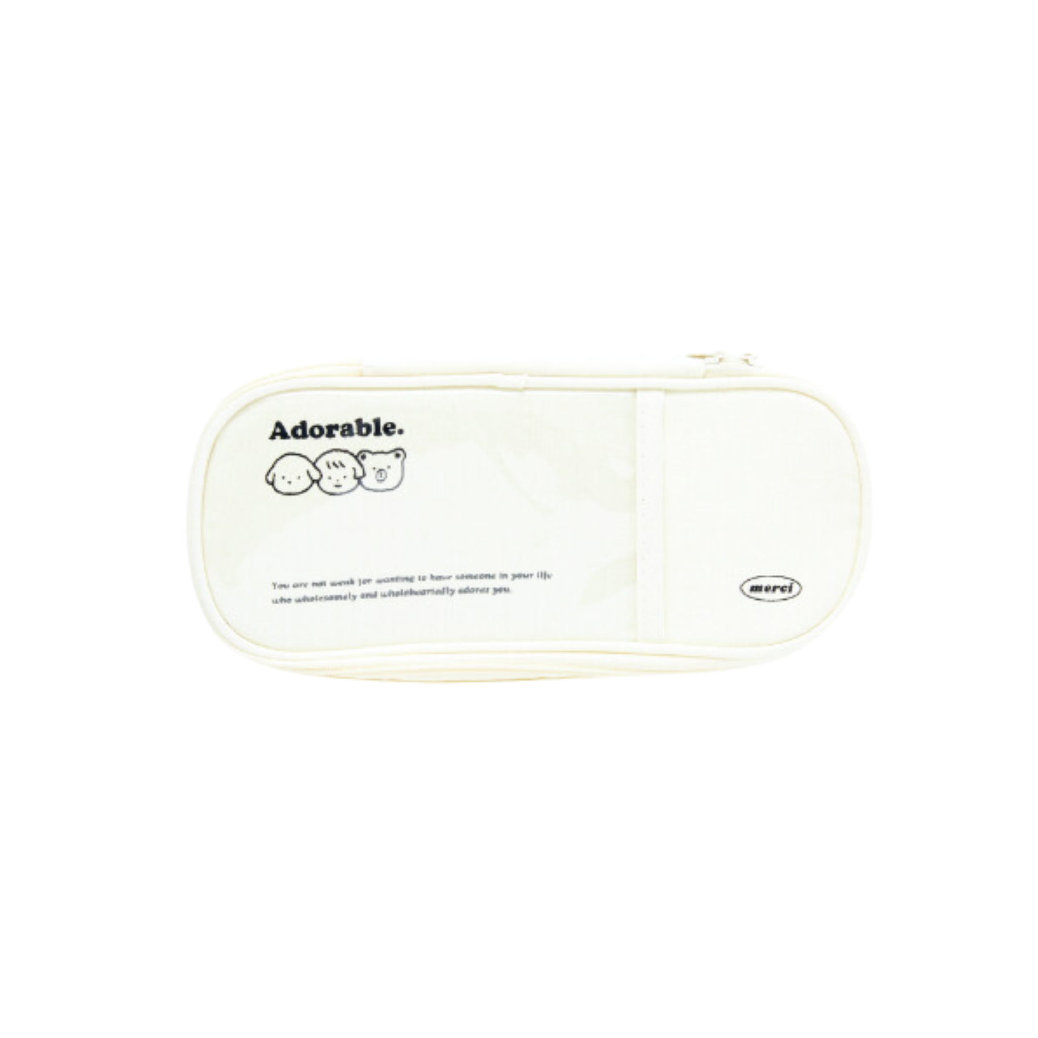 Pencil Case Friends Ivory – Amuse Ground