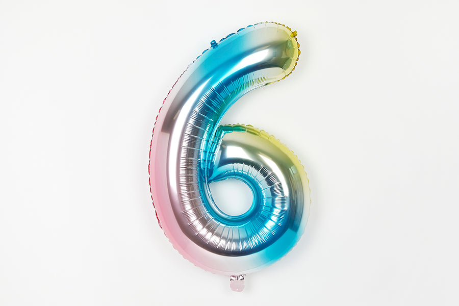 Number Balloon '6' Large – Amuse Ground