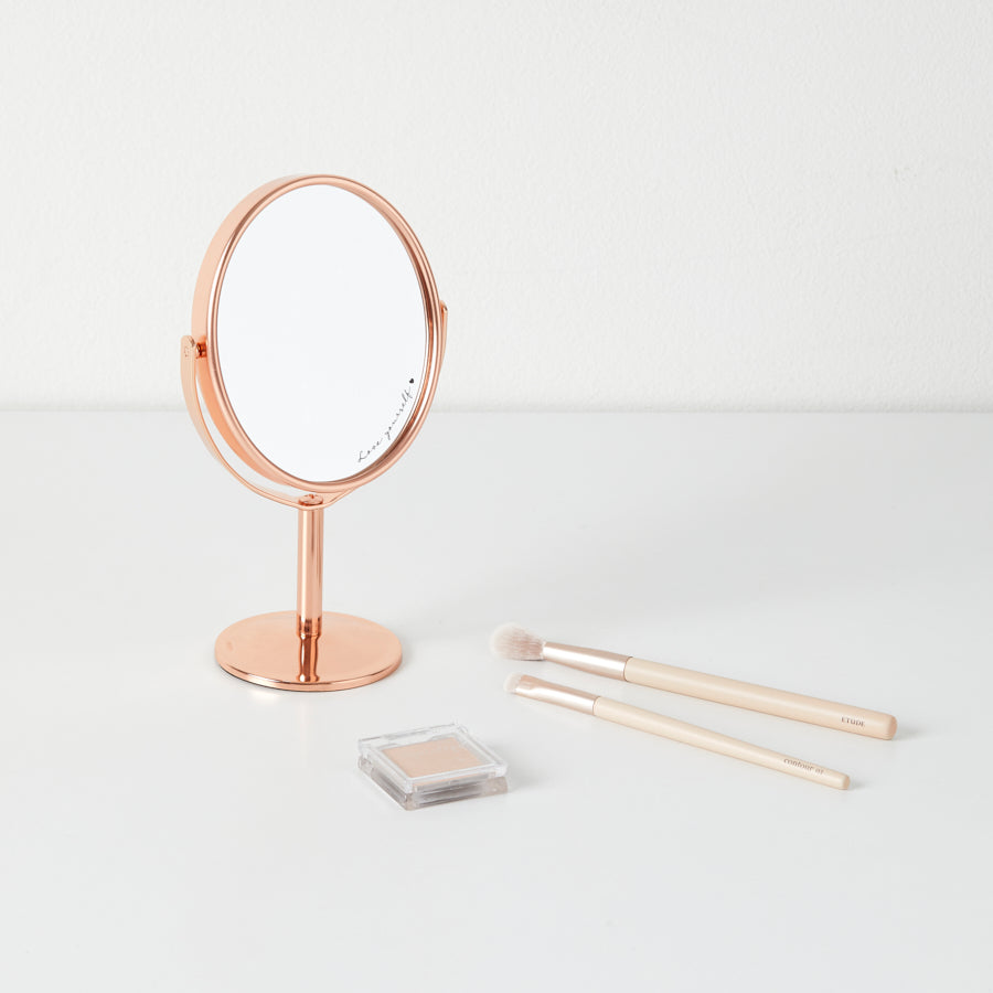 Mini Desk Mirror Rose Gold – Amuse Ground