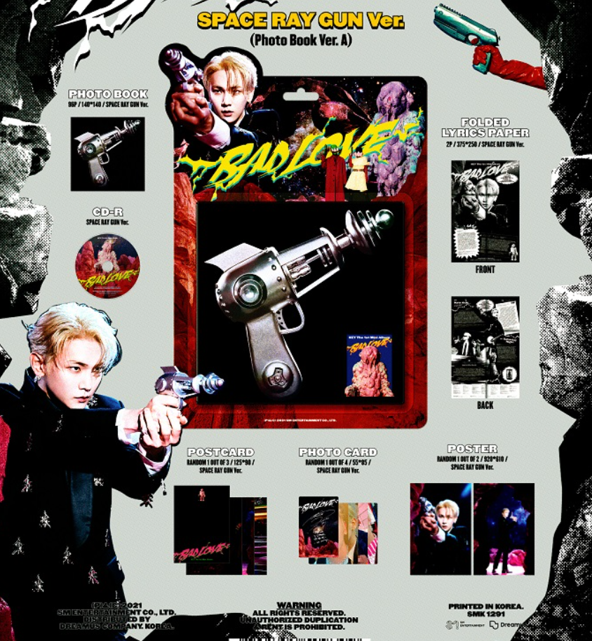 KEY MAD LOVE RAY GUN VER n POSTER – Amuse Ground