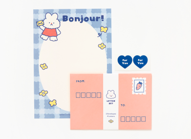 Letter Bonjour Rabbit – Amuse Ground
