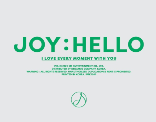 Joy (Red Velvet) Special Album: Hello [Photo Book Ver.] – Amuse Ground