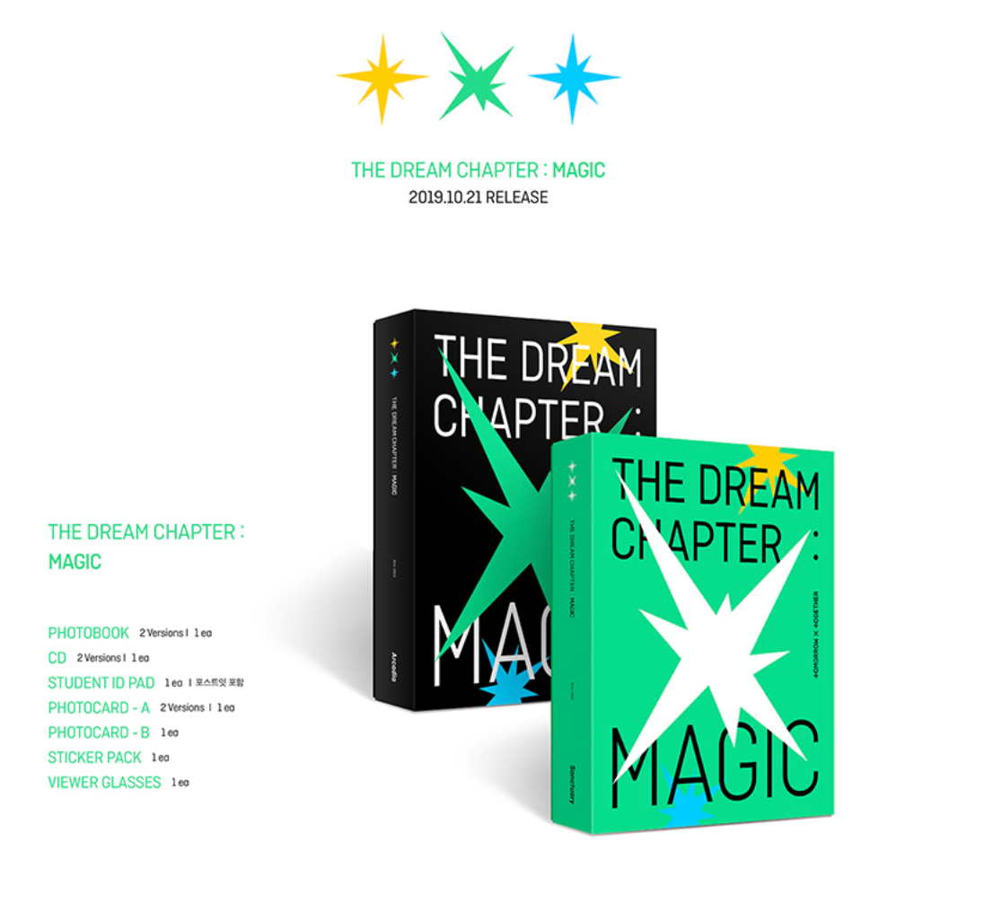TOMORROW X TOGETHER (TXT) 1st Full Album "The Dream Chapter: MAGIC ...